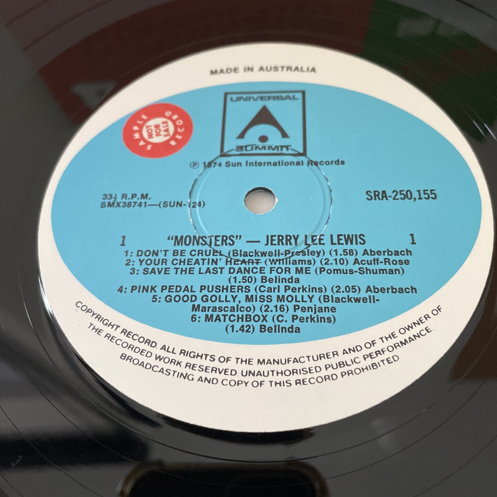 JERRY LEE LEWIS Monsters LP SirH70 | eBay