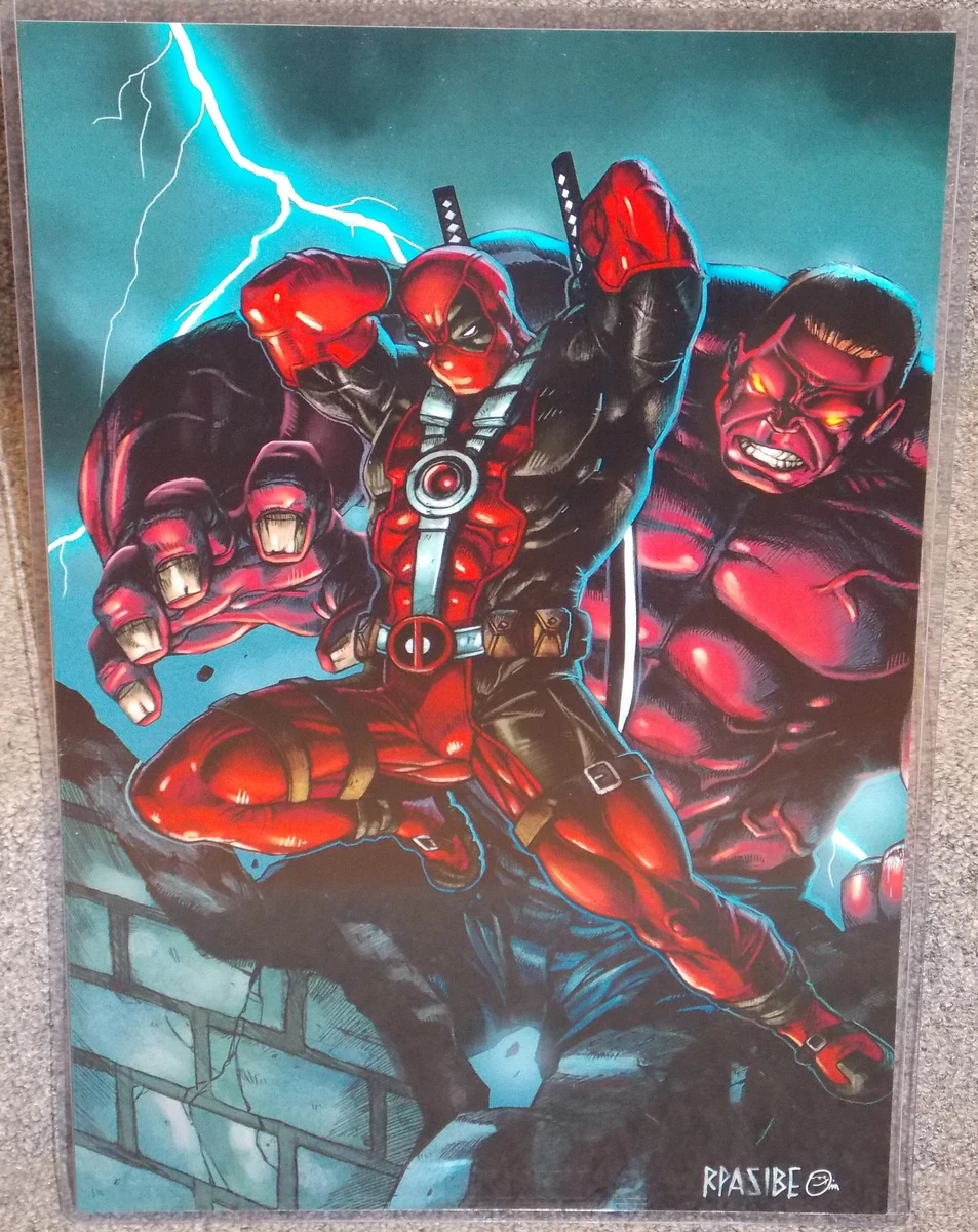 Red Hulk Vs Deadpool