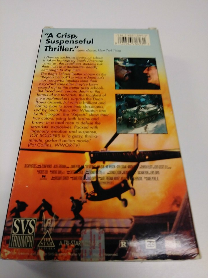 Toy Soldiers (VHS) Sean Astin Wil Wheaton Keith Coogan 43396706231| eBay