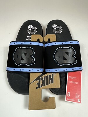 Nike OffCourt Slides Sandals NC Tarheels UNC NCAA Men's Size 8 DD0552 ...