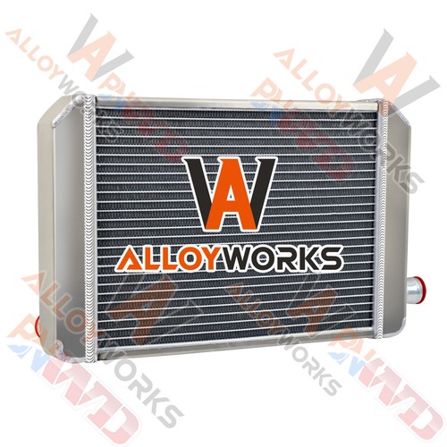 2 Row Aluminum Radiator fit 1974-1979 1975 76 1977 1978 MG Midget 1500 ...