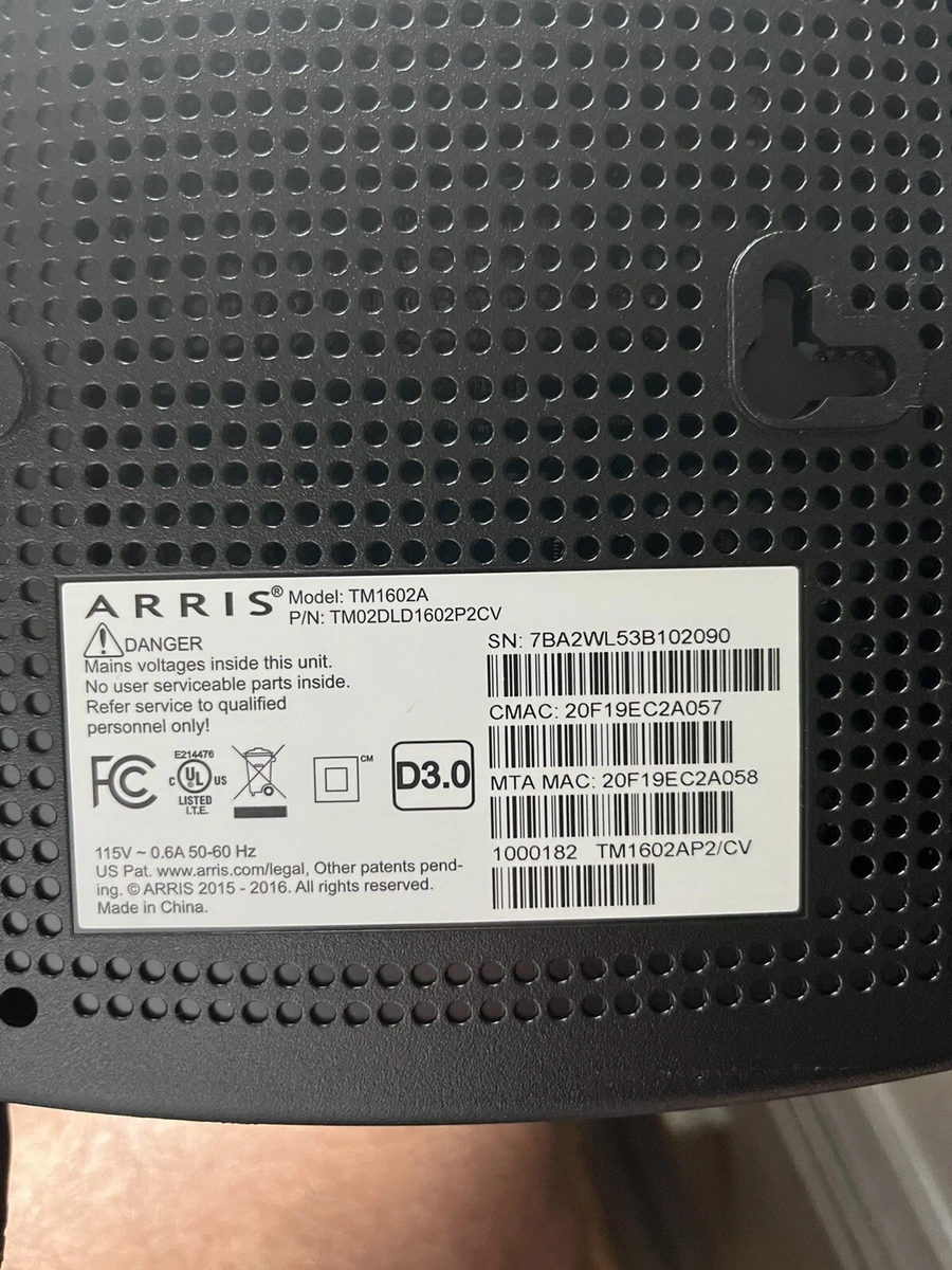 Arris Modem Lights Tm1602 | Shelly Lighting