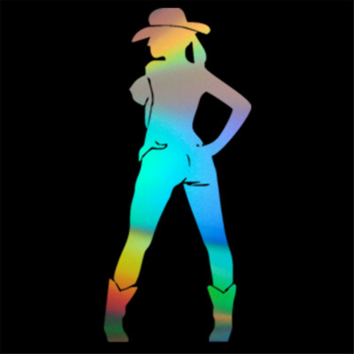 2x Sexy Girl Lady Funny Car Bumper Truck Vinyl Sticker JDM Racing ...