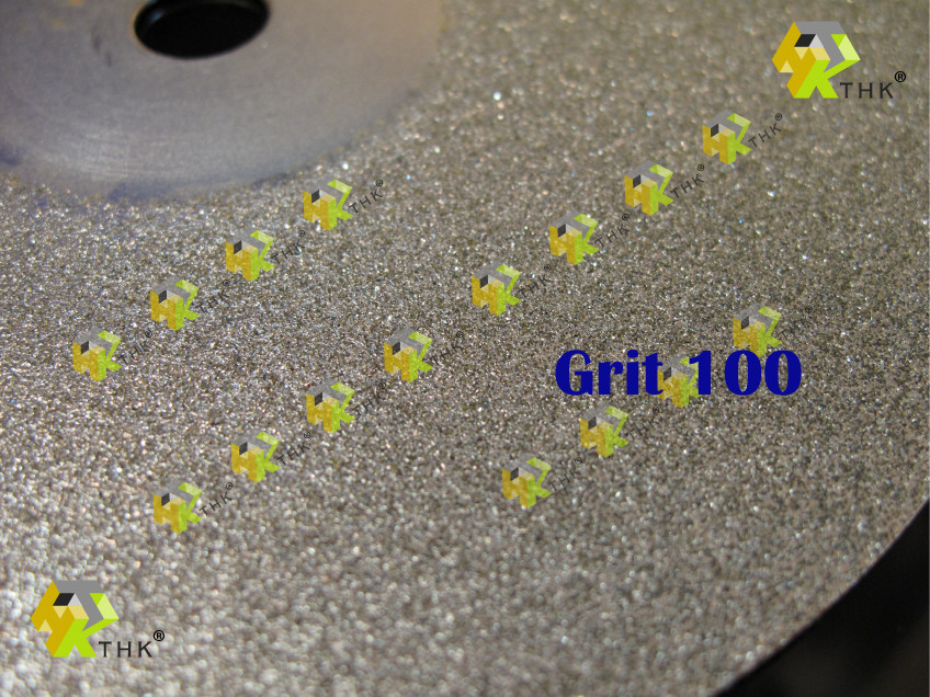 Grit 320 Diamond coated 6" 150mm Flat Lap wheel Jewelry grinding ...