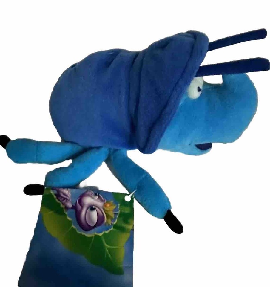 Disney A Bug’s Life 7" Dim Beetle Bug Blue Plush Stuffed Animal | eBay