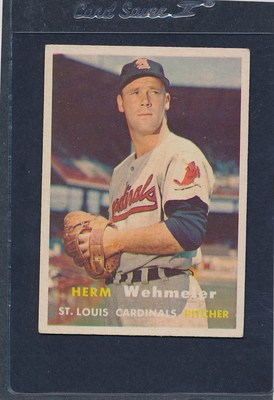 1957 Topps #081 Herm Wehmeier Cardinals EX 57T81-111215-8 | eBay