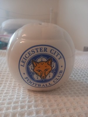 Vintage Leicester City Football Shaped Money Box Ceramic LCFC Simply ...