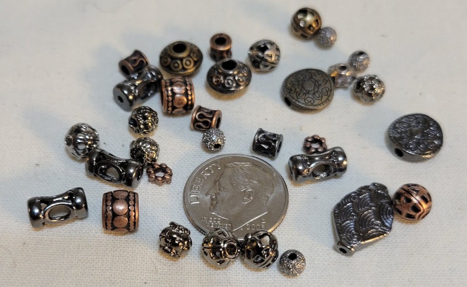 K209 mixed metal beads. will combine to save on shipping | eBay