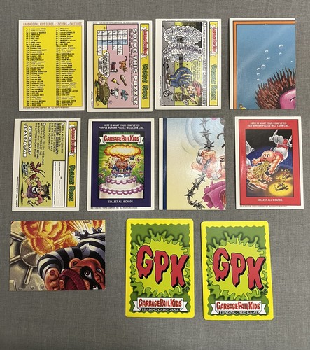 Garbage Pail Kids Lot Of 11 - Adam Bomb (20 Gross Years) & Jumpin’ Jen ...