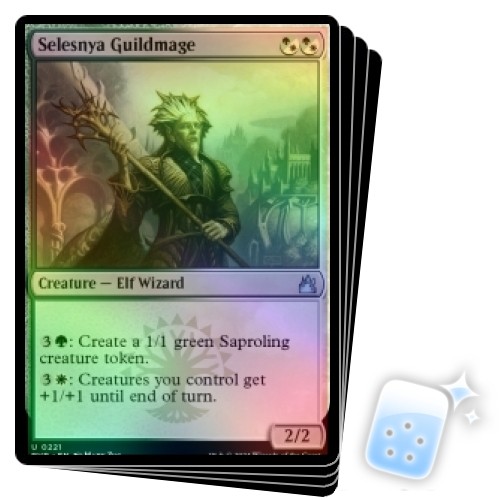 FOIL SELESNYA GUILDMAGE X4 Ravnica Remastered Magic MTG MINT CARD | eBay