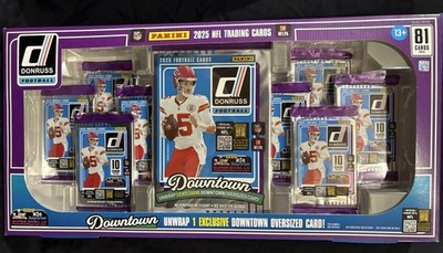 2025 Panini Donruss NFL Football Costco Box Exclusive Downtown ...