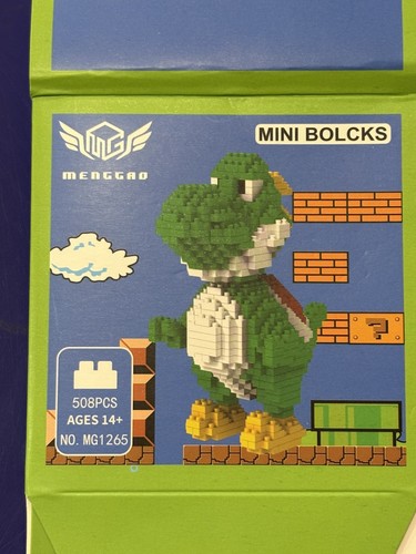Yoshi Micro Bricks Kit by Menggao. Sealed Parts - RARE | eBay