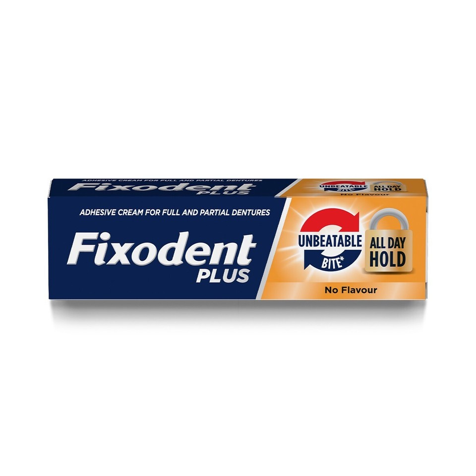 5 x Fixodent Plus Dual Power Best Hold 40g Denture Premium Adhesive ...