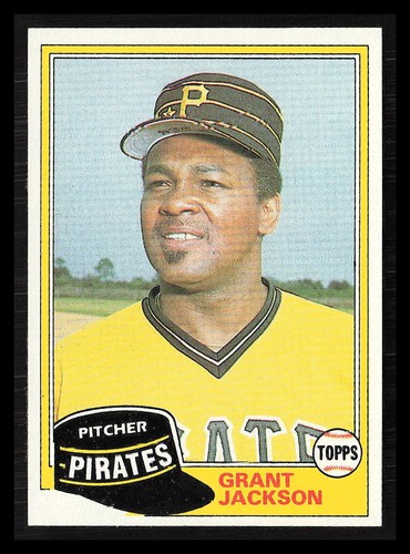 Grant Jackson 1981 Topps #518 Pittsburgh Pirates | eBay