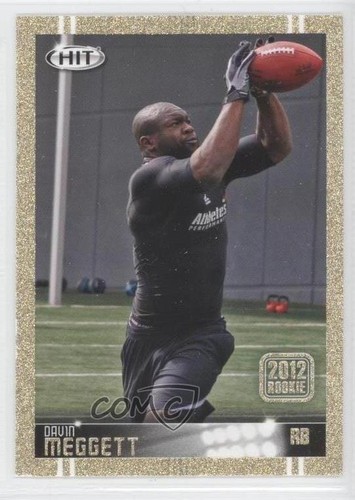2012 SAGE Hit Gold Davin Meggett #52 Rookie RC | eBay