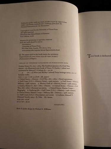 The Southern Journey of a Civil War Marine, 1st edition, SIGNED by ...