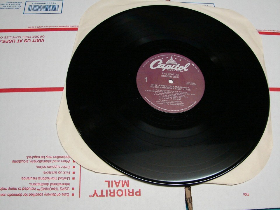 The Beatles rubber soul capitol purple label | eBay