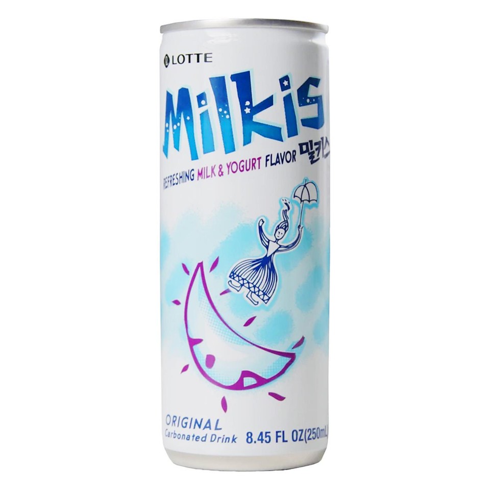 Lotte Milkis Original Milk &Yogurt Flavour Sweet Korean Cream Soda Pack ...