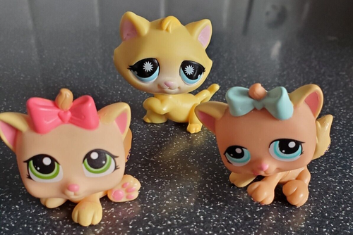 Lot de 3 authentiques Petshop LPS chat chatons 1035#896#1336 lot 108 | eBay