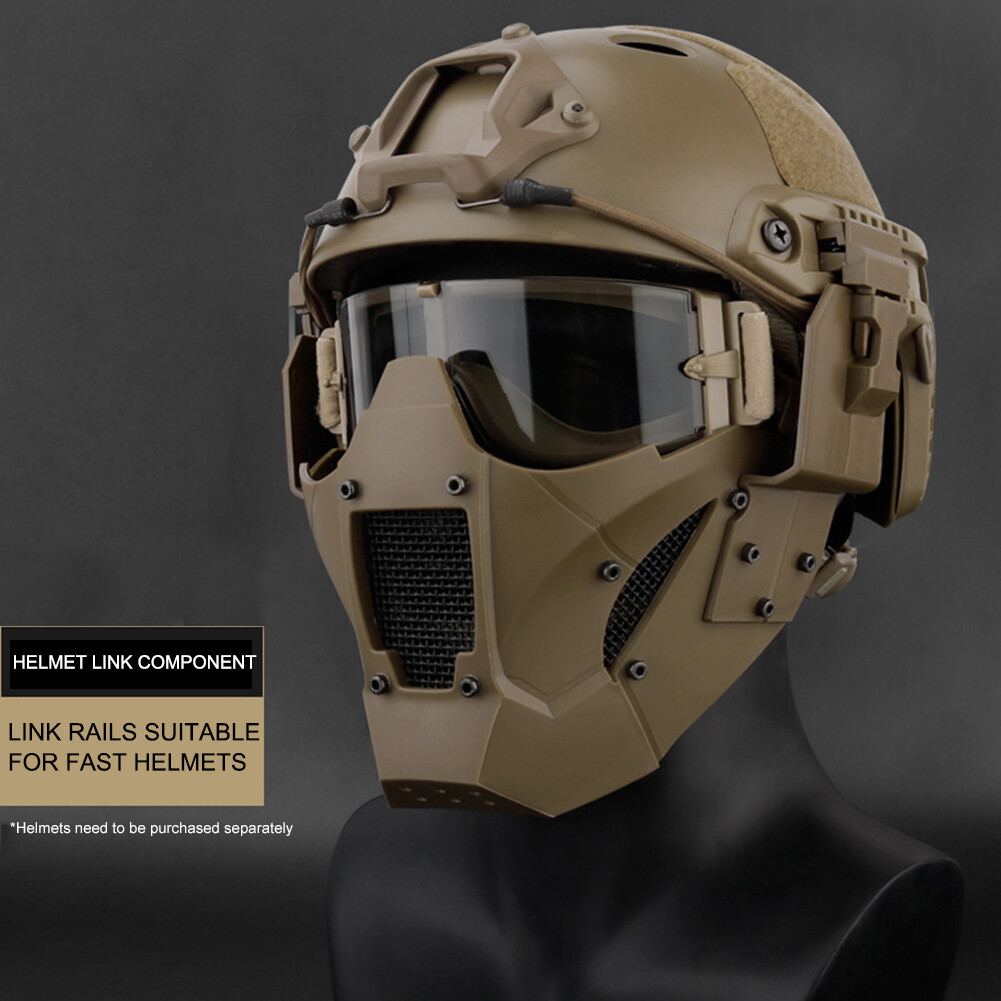 Airsoft Mask 700FPS Impact Resistance Safety Mask Detachable for ...