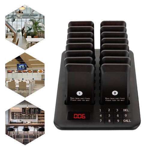 16 Restaurant Coaster Pager Guest Call Wireless Paging Queuing Calling ...