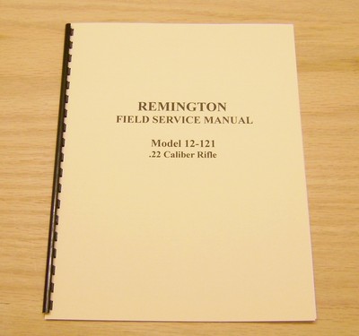 Remington Model 12-121 Field Service Manual - #10 | eBay