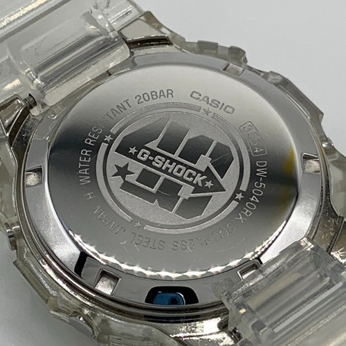 Casio 40Th Anniversary Clear Remix Quartz Watch Dw-5040Rx-7Jr | eBay
