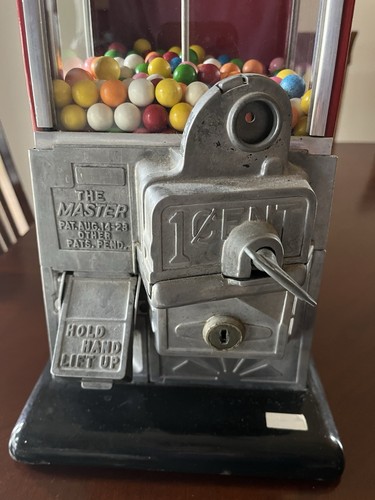 The Master 1920’s Antique 1 Cent Gumball Machine Vintage Rare ...