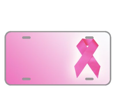 Custom Personalized Novelty License Plate With Breast Cancer Awareness ...