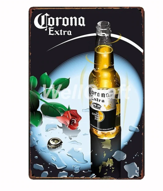 20x30 Corona Extra Beer Metal Wall Poster Signs Pub Bar Home Decor | eBay