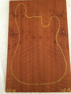 Redwood Burl Bookmatch Set Musical Guitar Tone Wood .34 x 14.5 x 23 ...