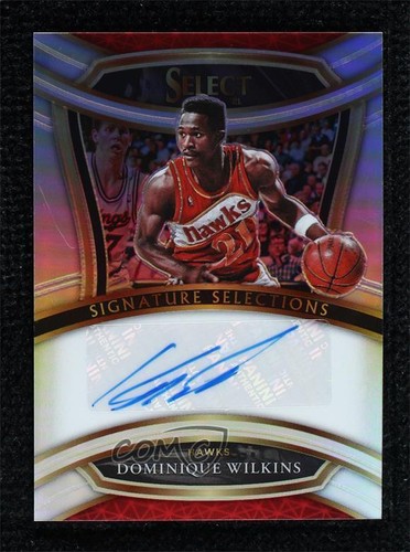 2020-21 Panini Select Signature Selections Dominique Wilkins #SIS-DWL ...