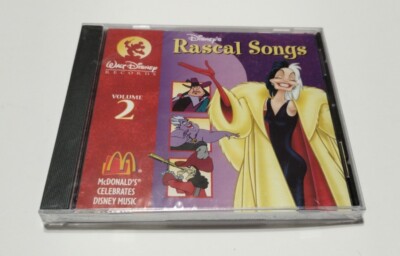 Disneys Rascal Songs Volume 2 Music CD McDonalds Celebrates Disney ...