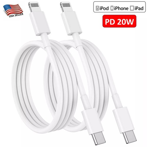 USB-C to iPhone Data Cable Cord Fast Charger For Apple 14 13 12 11 Pro ...