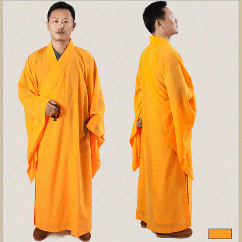 Buddhist Robe Men Women Frock Buddhist Supply Long Meditation Clothing ...
