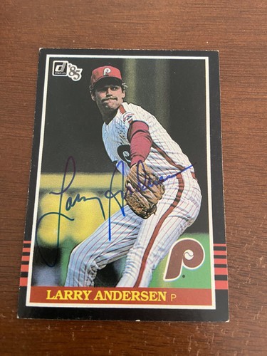Larry Anderson autographed Baseball Card Philadelphia Phillies 1985 ...