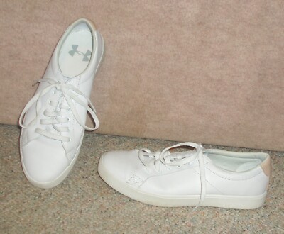 Women's white UNDER ARMOUR Modern Court sneakers / shoes , size 9.5 | eBay