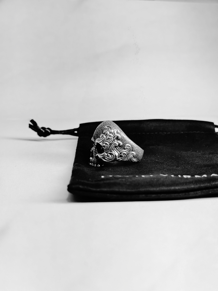 David Yurman Waves Skull Sterling Silver Ring | David Yurman Waves ...