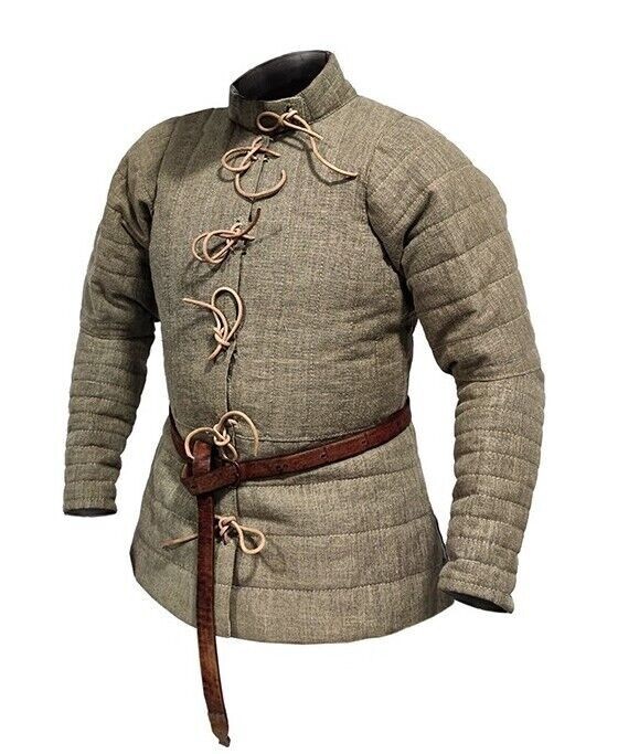 Historical Viking Gambeson thick Padded Cotton Protective armor doublet ...