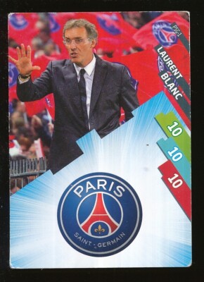 PSG-1 ECUSSON - LAURENT BLANC # PSG CARD ADRENALYN FOOT 2015 PANINI H1 ...