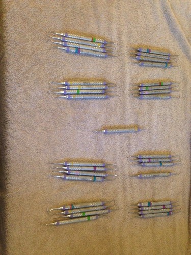 33 USED Hu-Friedy Dental Hygiene Instruments Periodontal EverEdge 2.0 ...