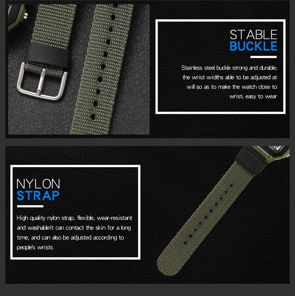 Mens Military Sports Watch Digital Pedometer Watch Waterproof Outdoor ...