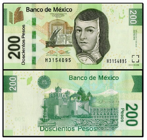 Mexico 200 Pesos 2015 Random Signs P 125 UNC NEW Banknote | eBay