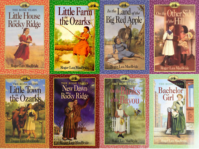 Complete Set Series - Lot of 8 Little House the Rose Years by Roger Lea ...