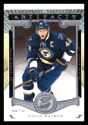 2015-16 Upper Deck Artifacts #27 David Backes St. Louis Blues Hockey ...
