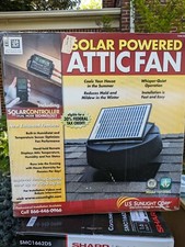 U.s. Sunlight Corp Solar-powered Attic Fan 1010tr Unopened for sale ...