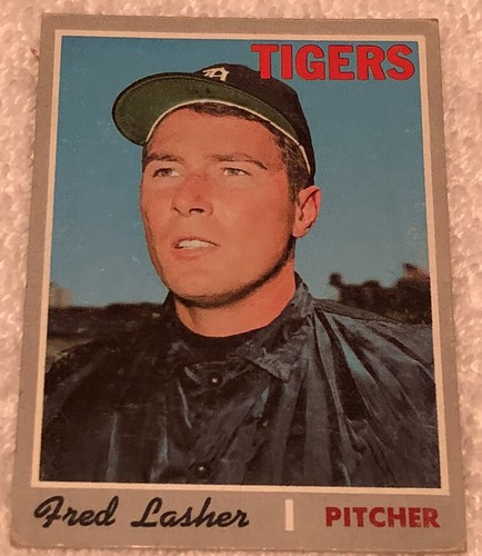 1970 Topps #356 Fred Lasher Detroit Tigers Pitcher | eBay