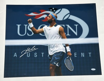 James Blake Signed Autographed 16x20 Photo US Open Tennis Steiner COA ...