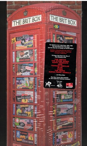 THE BRIT BOX brand new unopened rare 4 CD box set (cutout slit side box ...