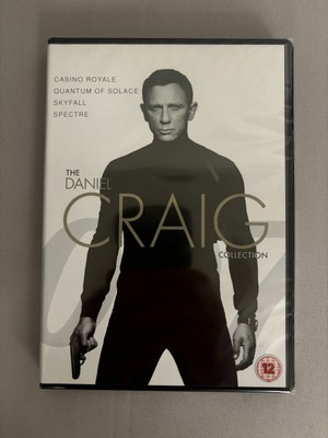 THE DANIEL CRAIG COLLECTION 4-DISC DVD NEW FACTORY SEALED UK GENUINE ...